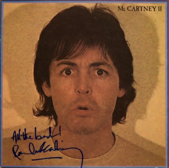 Paul McCartney, Pipes Of Peace, Linda McCartney, Custom Designed Album ...