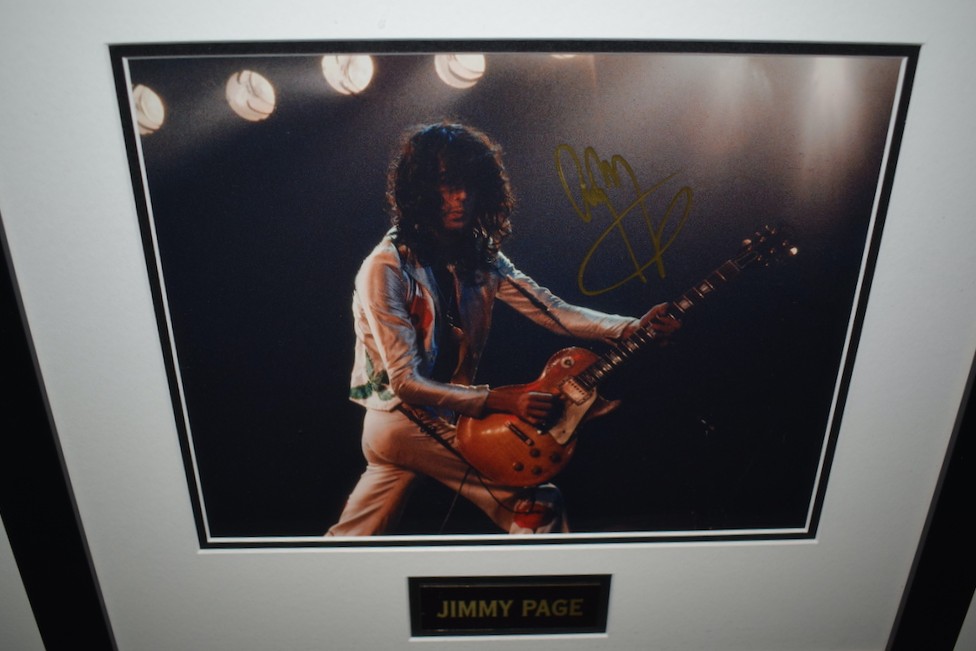 #7-Jimmy Page Signed 8x10 PhotographROCK STAR gallery