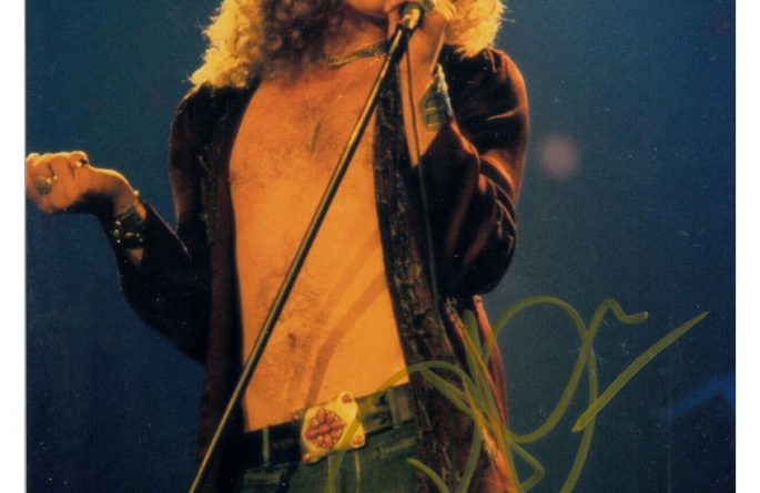 Robert Plant Signed 8x10 Photograph, led ZeppelinROCK STAR gallery