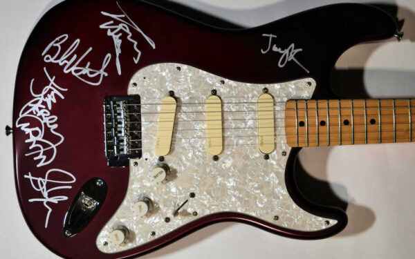 Signed Guitars, music memorabilia, rock star gallery, rockROCK STAR gallery